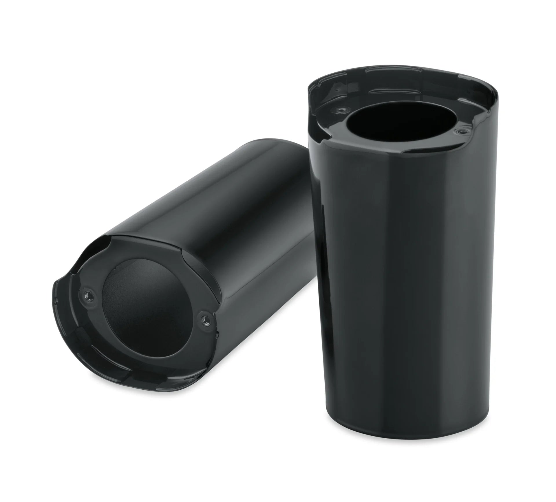 New - Gloss Black Upper Fork Slider Covers – Nowaskey Extreme Performance