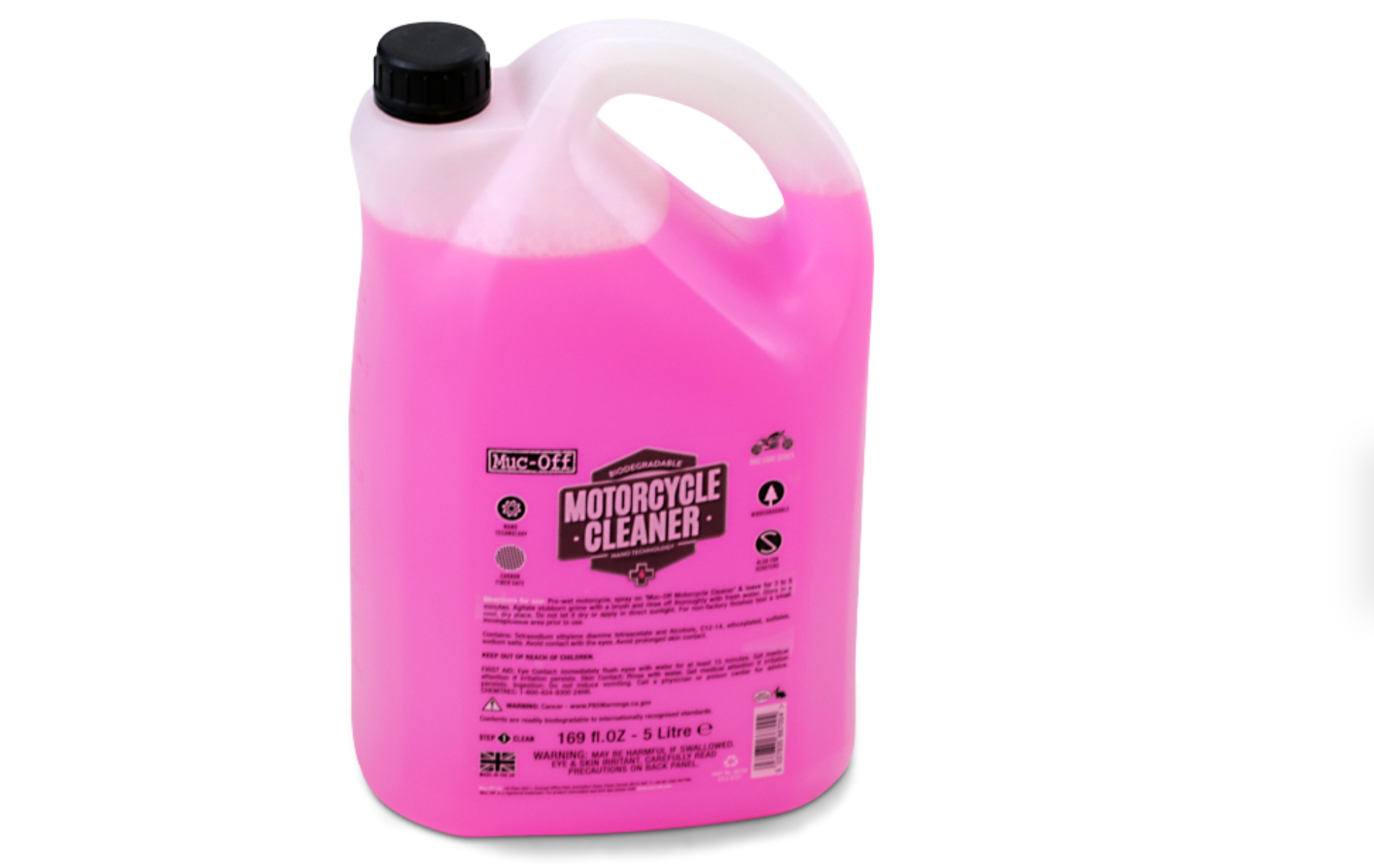 Muc-Off Nano Tech Motorcycle Cleaner - 5 Liter – Nowaskey Extreme ...